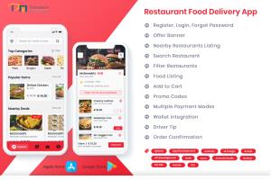 Restaurant Food Delivery App & Website (4599124) - Freelancer on Guru
